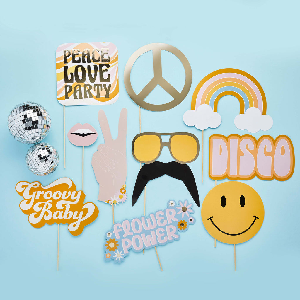 Groovy Photo Props | Party Supplies | Fancy Parties