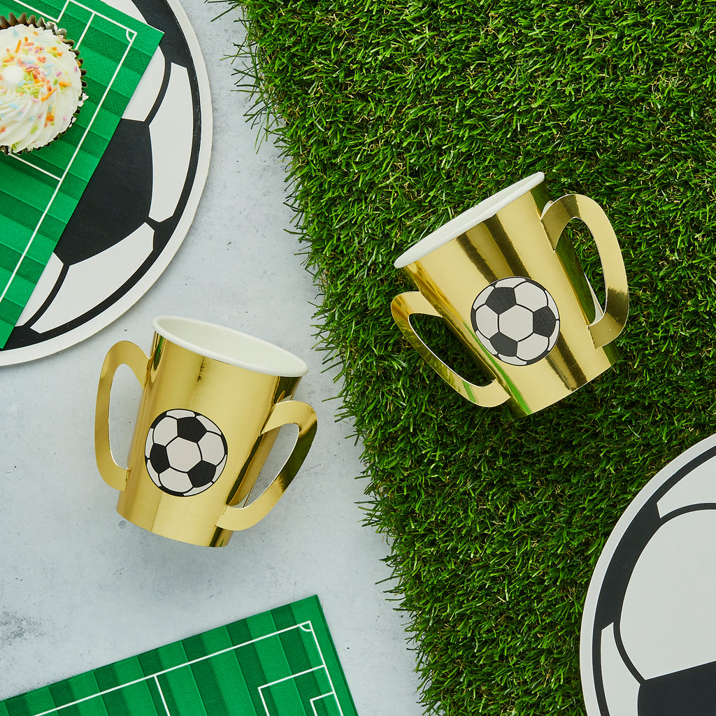 Gold Trophy Paper Cups | Party Supplies | Fancy Parties